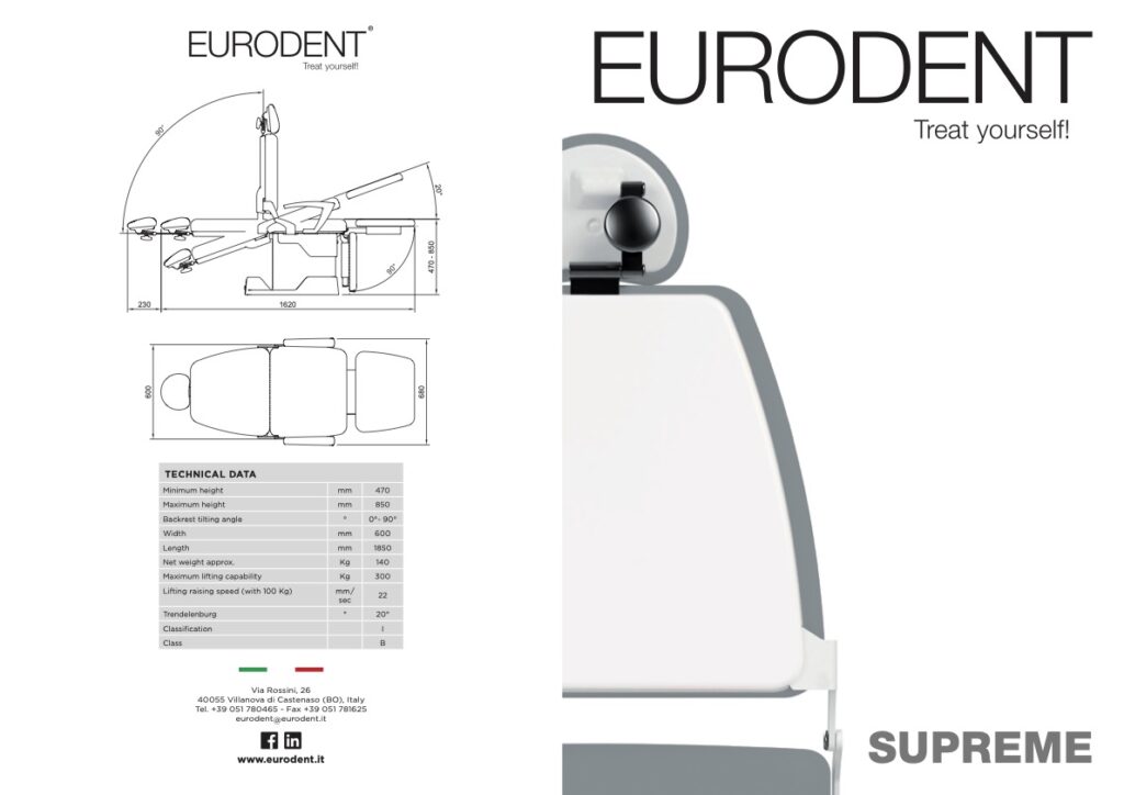 Poltrona Supreme - Eurodent - Treat Yourself!